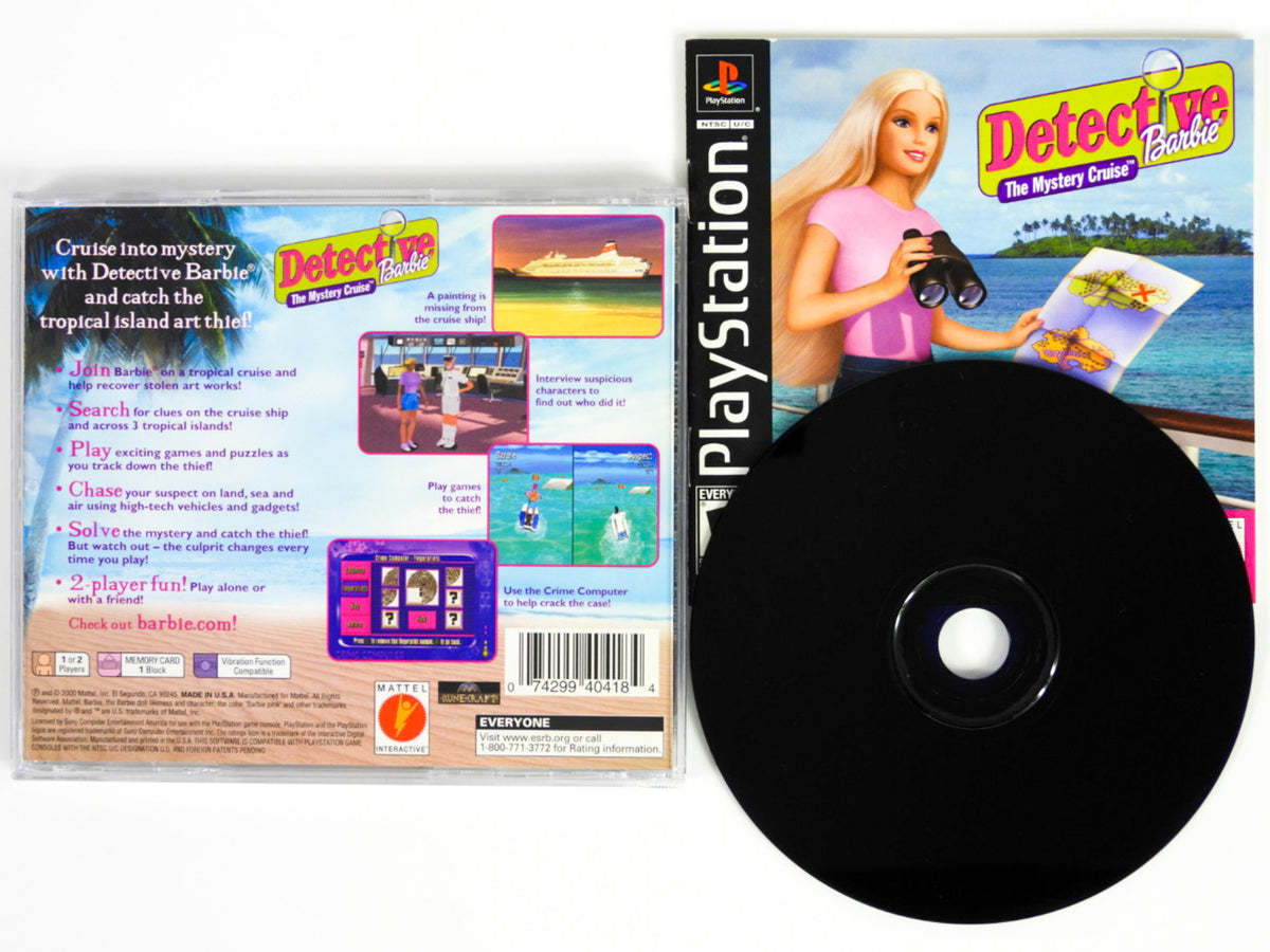 Detective Barbie The Mystery Cruise (Playstation / PS1) – Retro MTL
