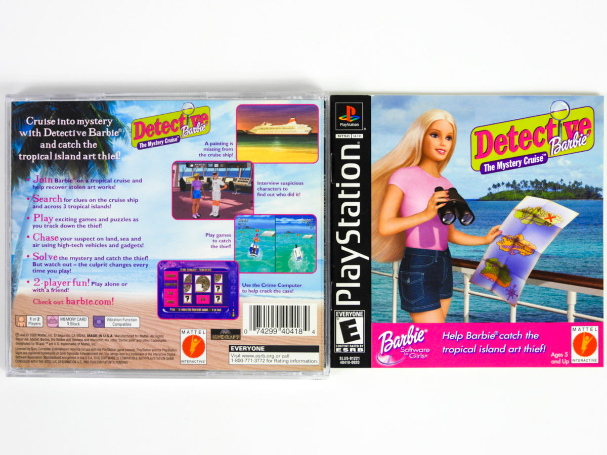 Detective Barbie The Mystery Cruise (PlayStation / PS1) – Retro MTL