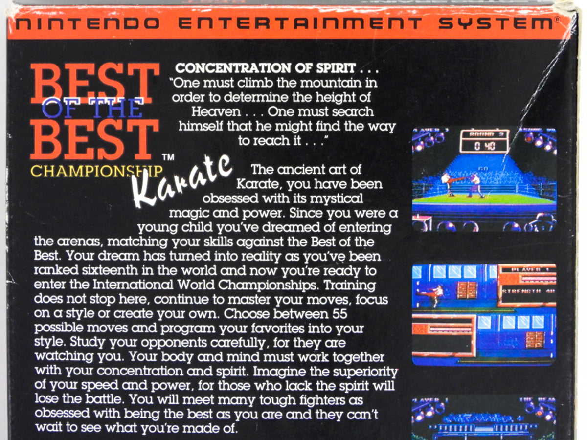 Best Of The Best Championship Karate (Nintendo / NES) – Retro MTL
