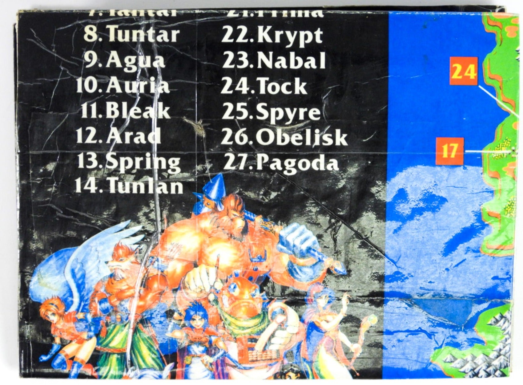 Breath Of Fire [Map] (Super Nintendo / SNES) – Retro MTL