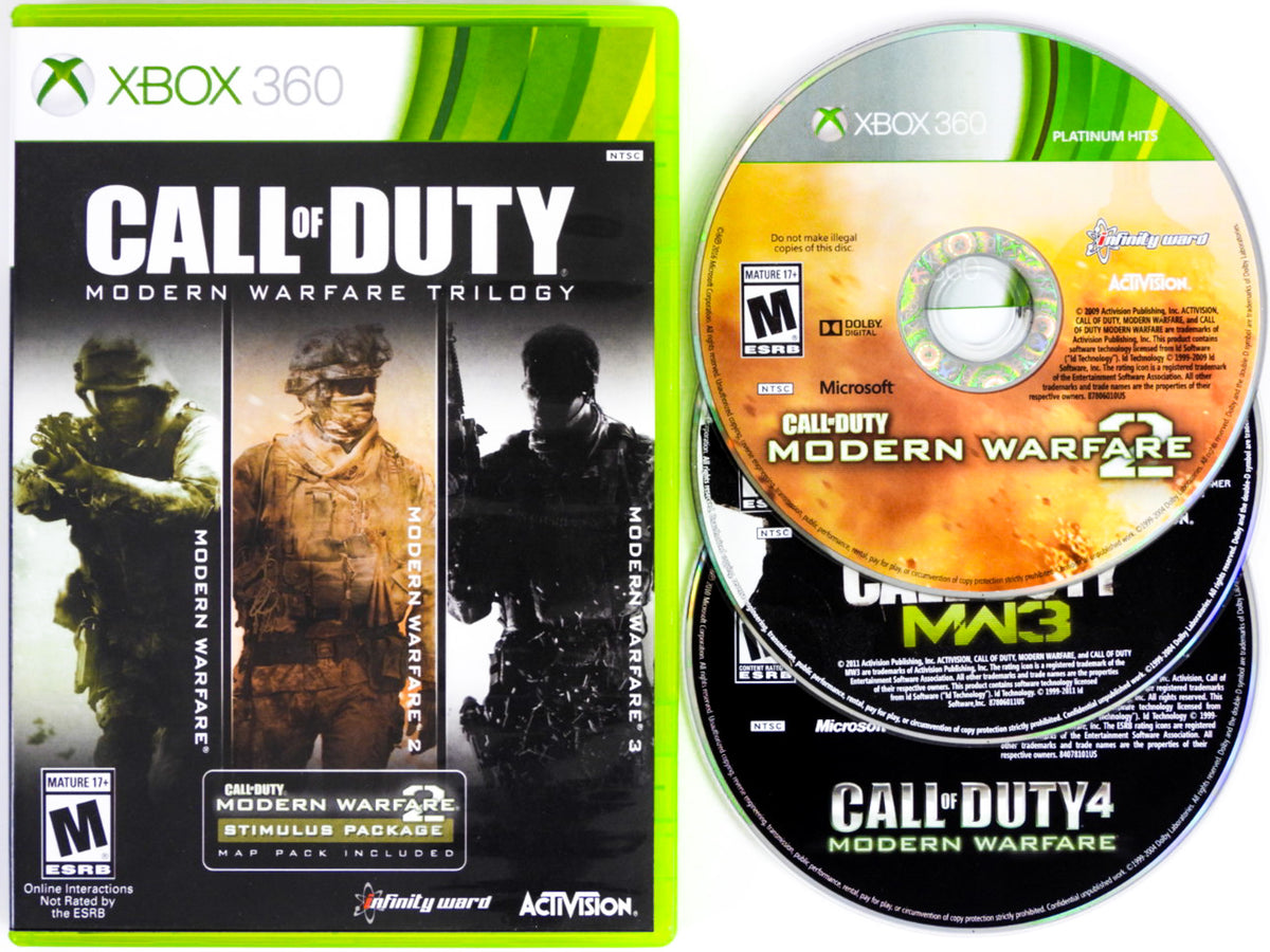 Call Of Duty Modern Warfare Trilogy (Xbox 360) – RetroMTL