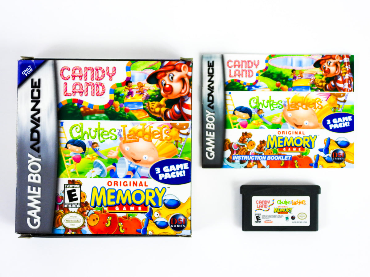 Candy Land/Chutes And Ladders/Memory (Game Boy Advance / GBA) – RetroMTL