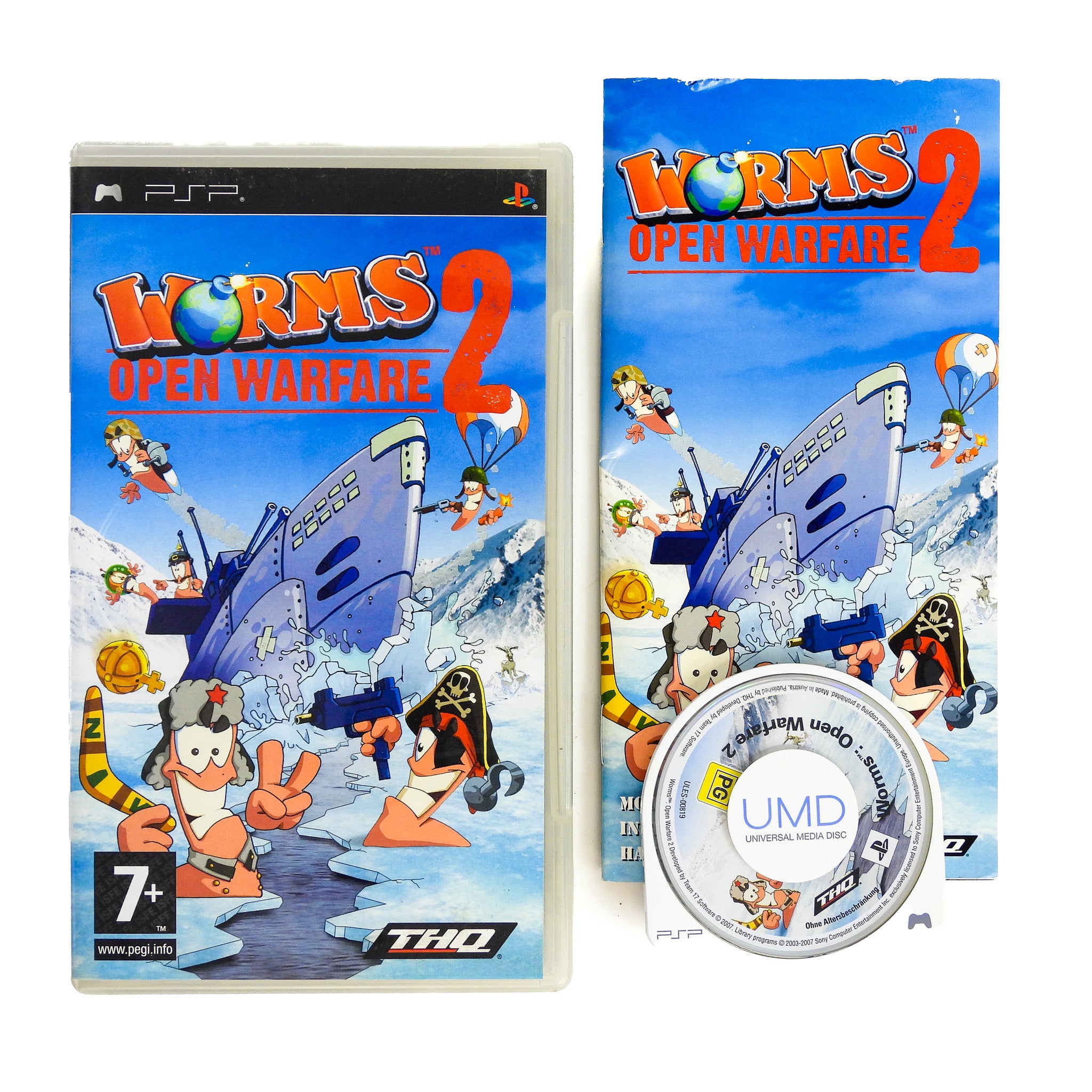 Worms: Open Warfare 2 [French Version] [PAL] (PlayStation Portable / P ...