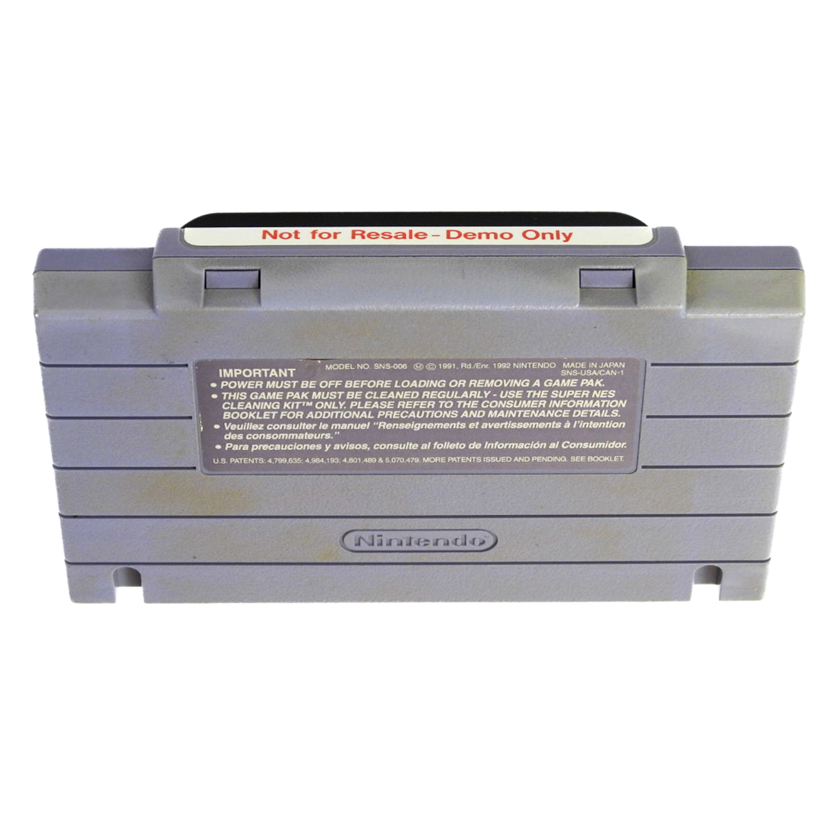 Street Fighter II [Not for Resale] (Super Nintendo) – RetroMTL