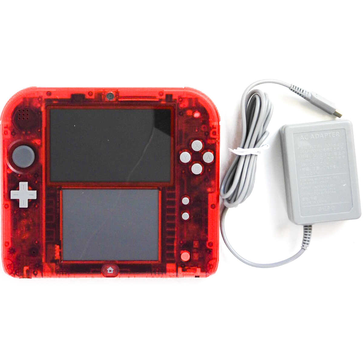 Nintendo 2DS System Transparent Red – RetroMTL