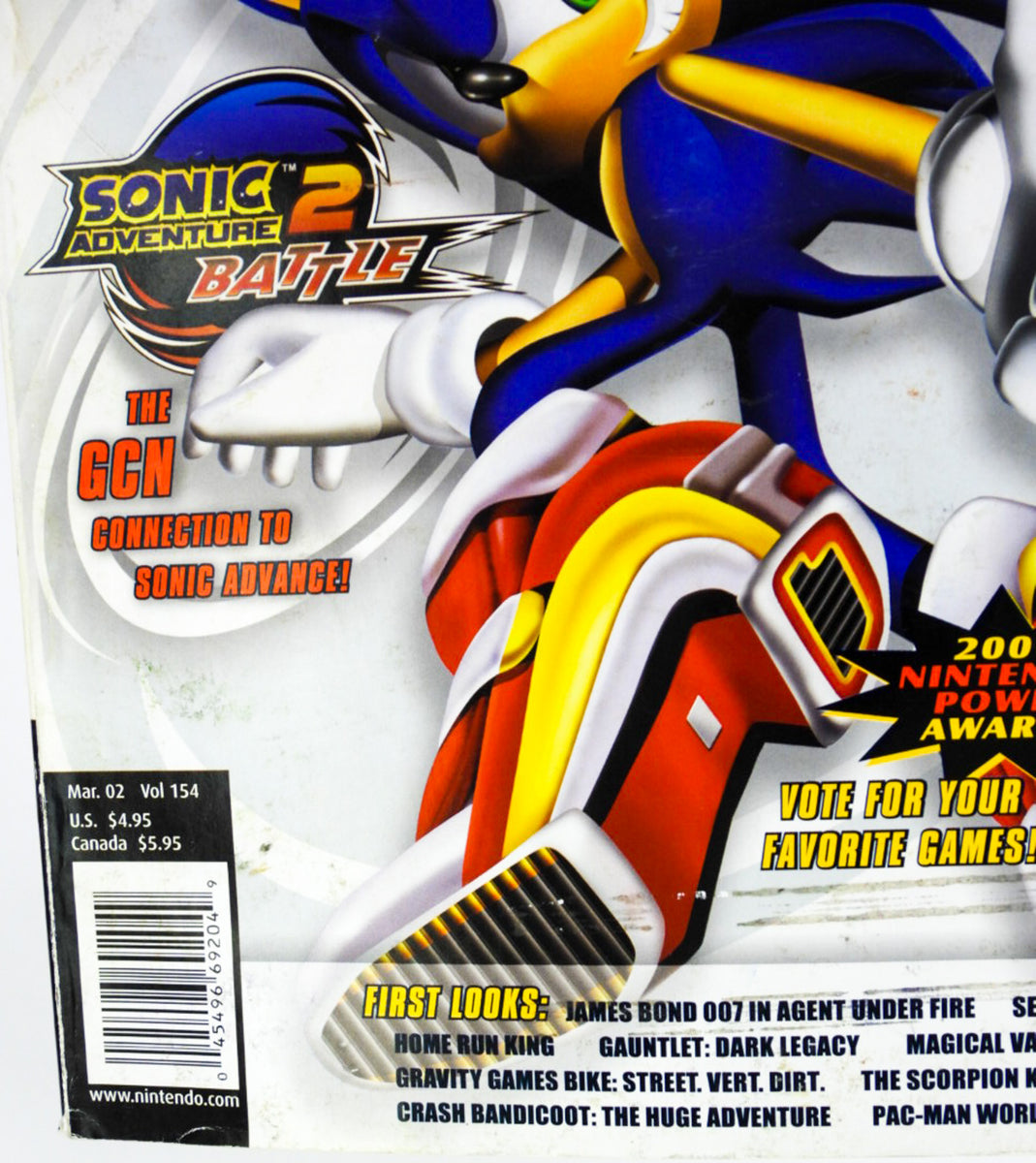 Sonic Adventure 2: Battle [Volume 154] [Nintendo Power] (Magazines ...