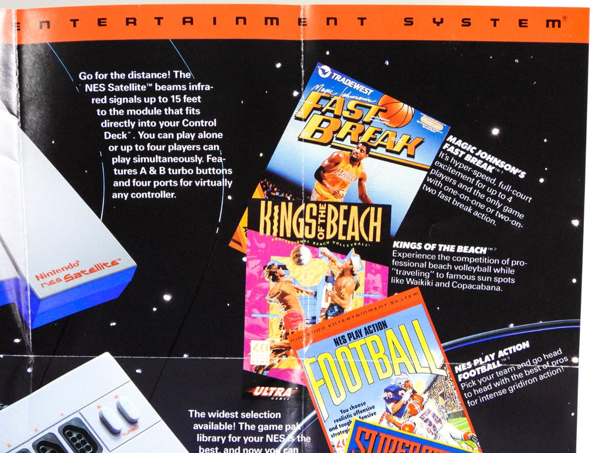 NES Four Score And NES Satellite [Poster] (Nintendo / NES) – Retro MTL