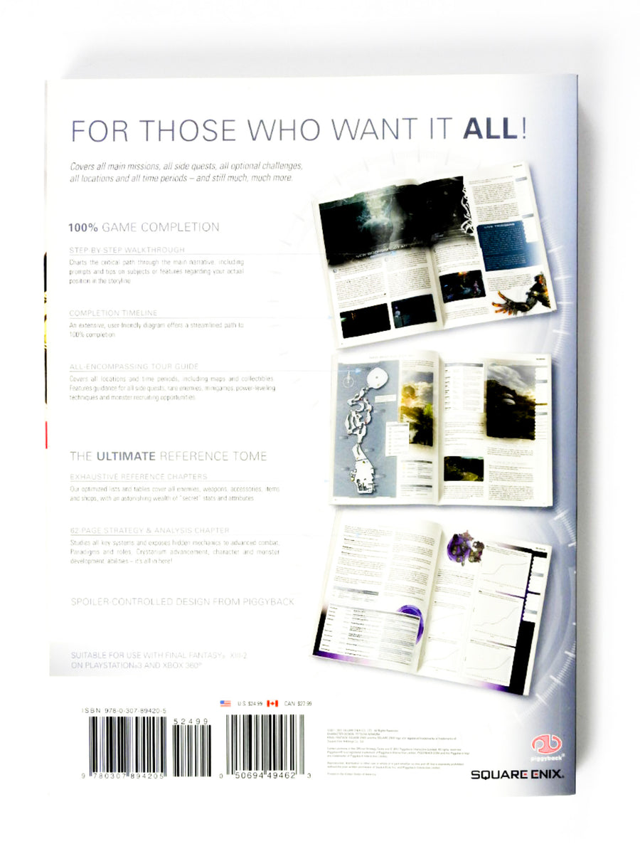 Final Fantasy XIII-2 [Piggy Back] (Game Guide) – Retro MTL