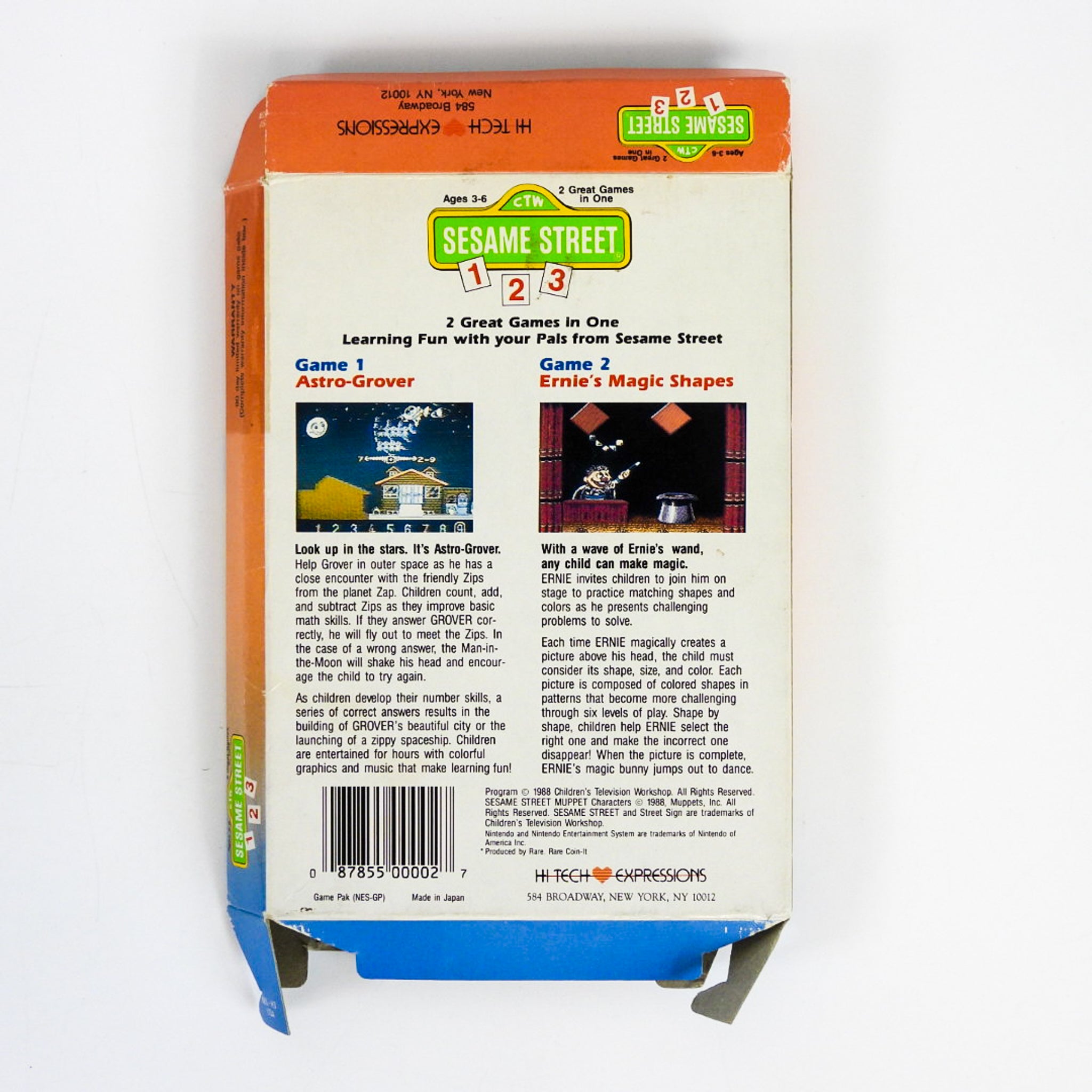 Sesame Street 123 [Box] (Nintendo / NES) – Retro MTL