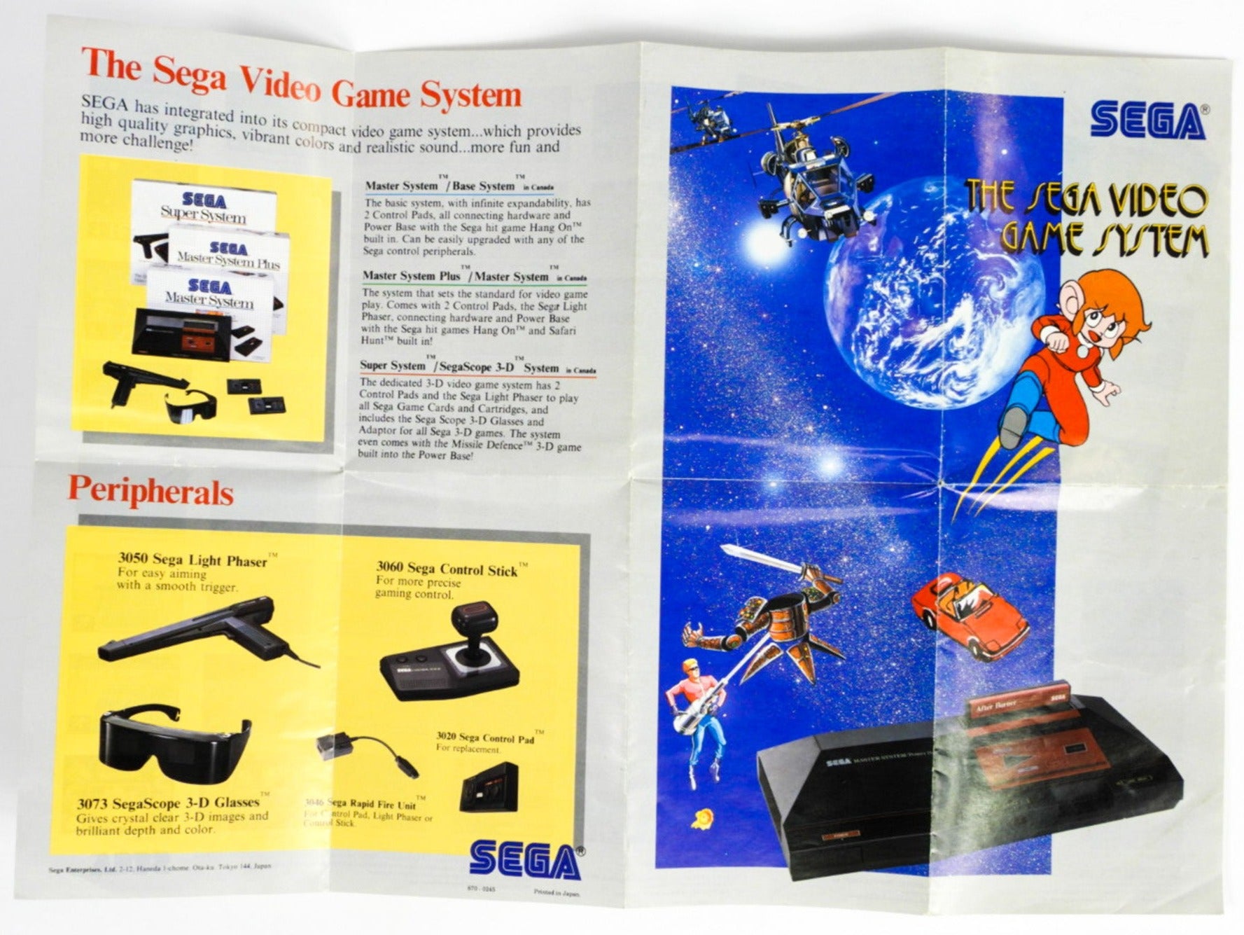 Sega Video Game System [Poster] (Sega Master System) – Retro MTL