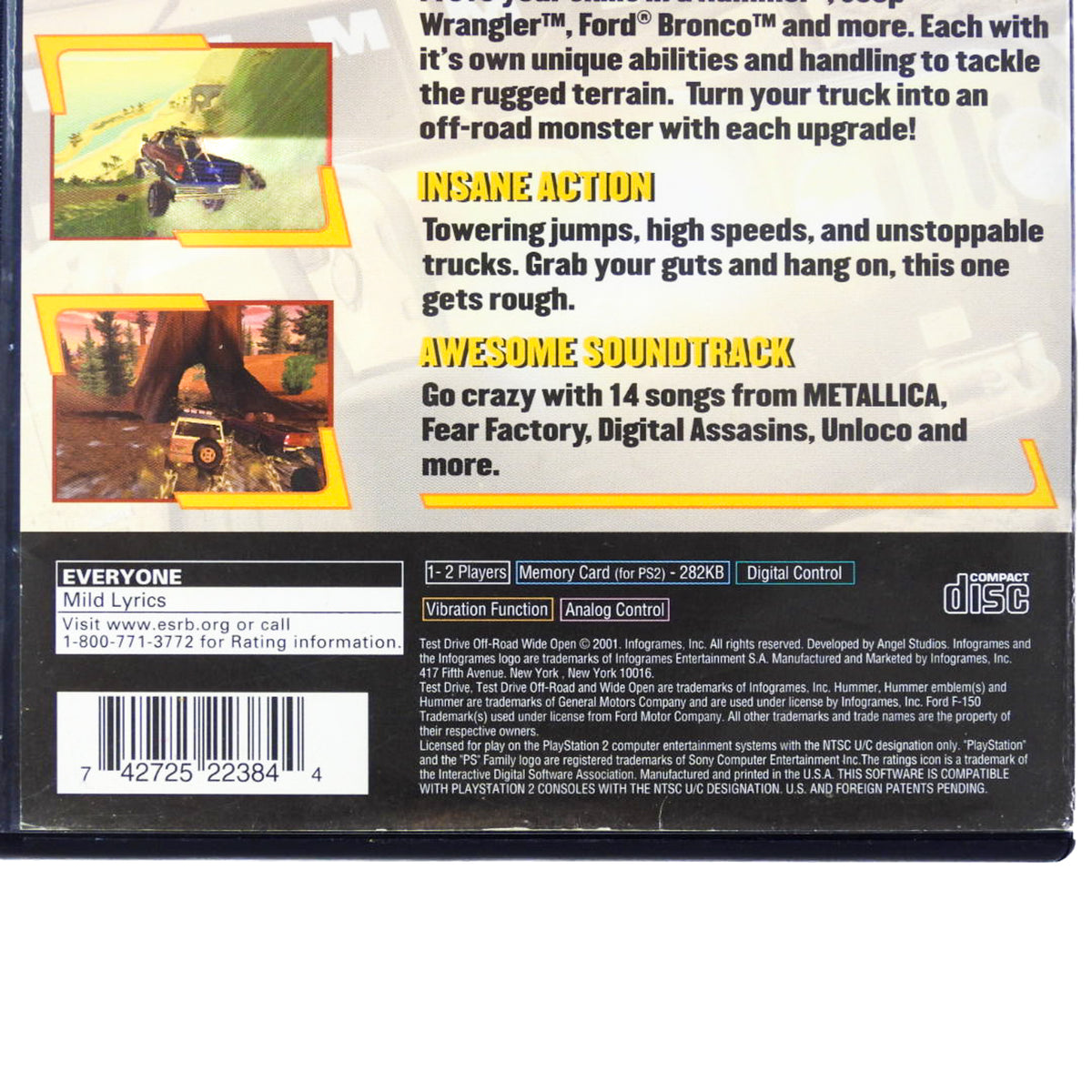 Test Drive Off Road Wide Open (Playstation 2 / PS2) – RetroMTL