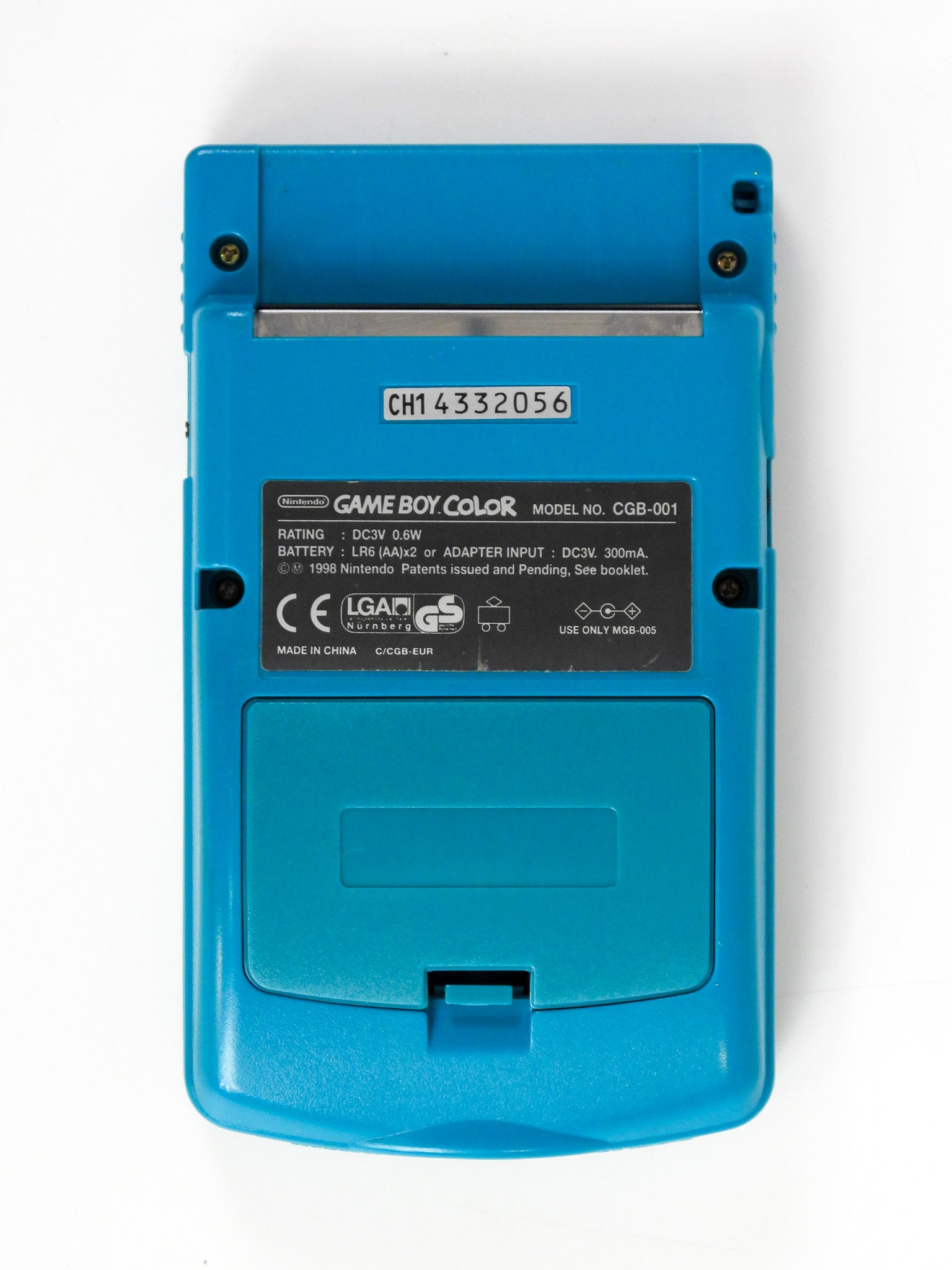 Nintendo Game Boy Color System Teal [PAL] (GBC) – RetroMTL