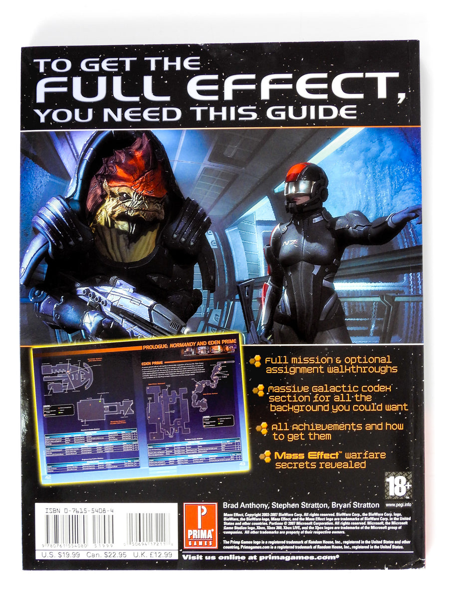 Mass Effect Prima Guide _ Mass Effect 2: Prima’s Official Game Guide ...