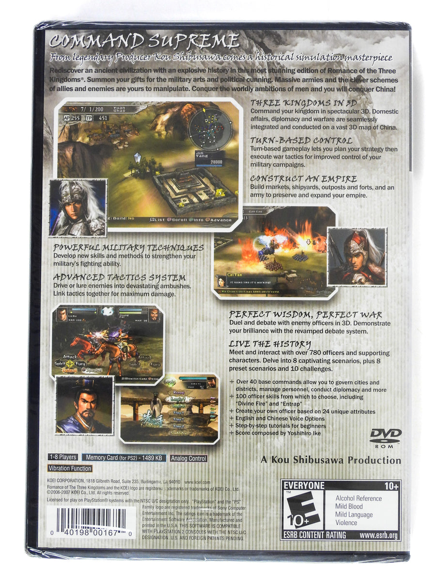 Romance of the Three Kingdoms XI 11 (PlayStation 2 / PS2) – Retro MTL