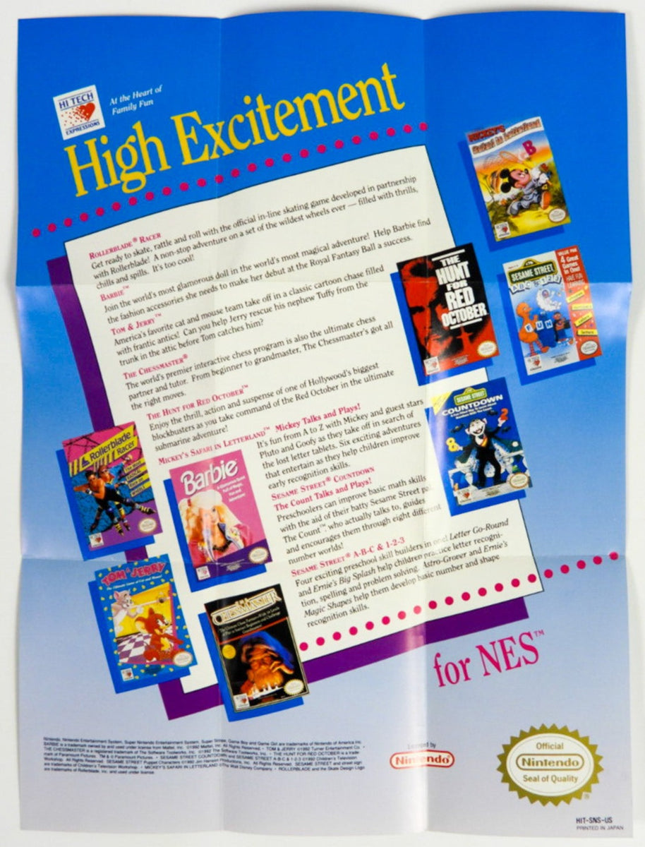 Hi Tech High Adventure [Poster] (Super Nintendo / SNES) – RetroMTL