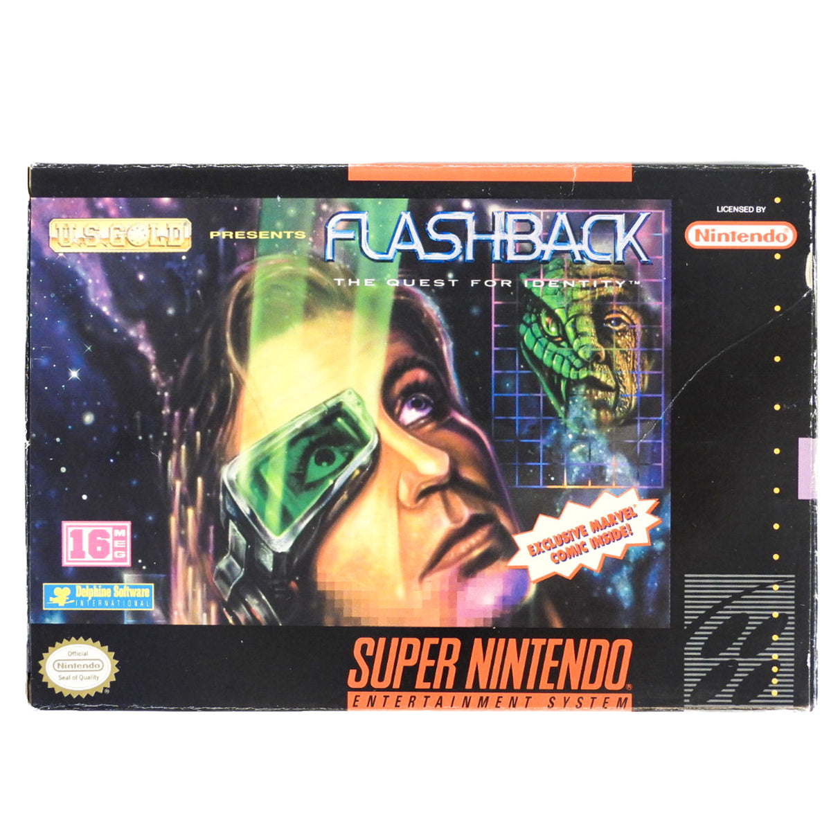 Flashback: The Quest For Identity (Super Nintendo / SNES) – Retro MTL