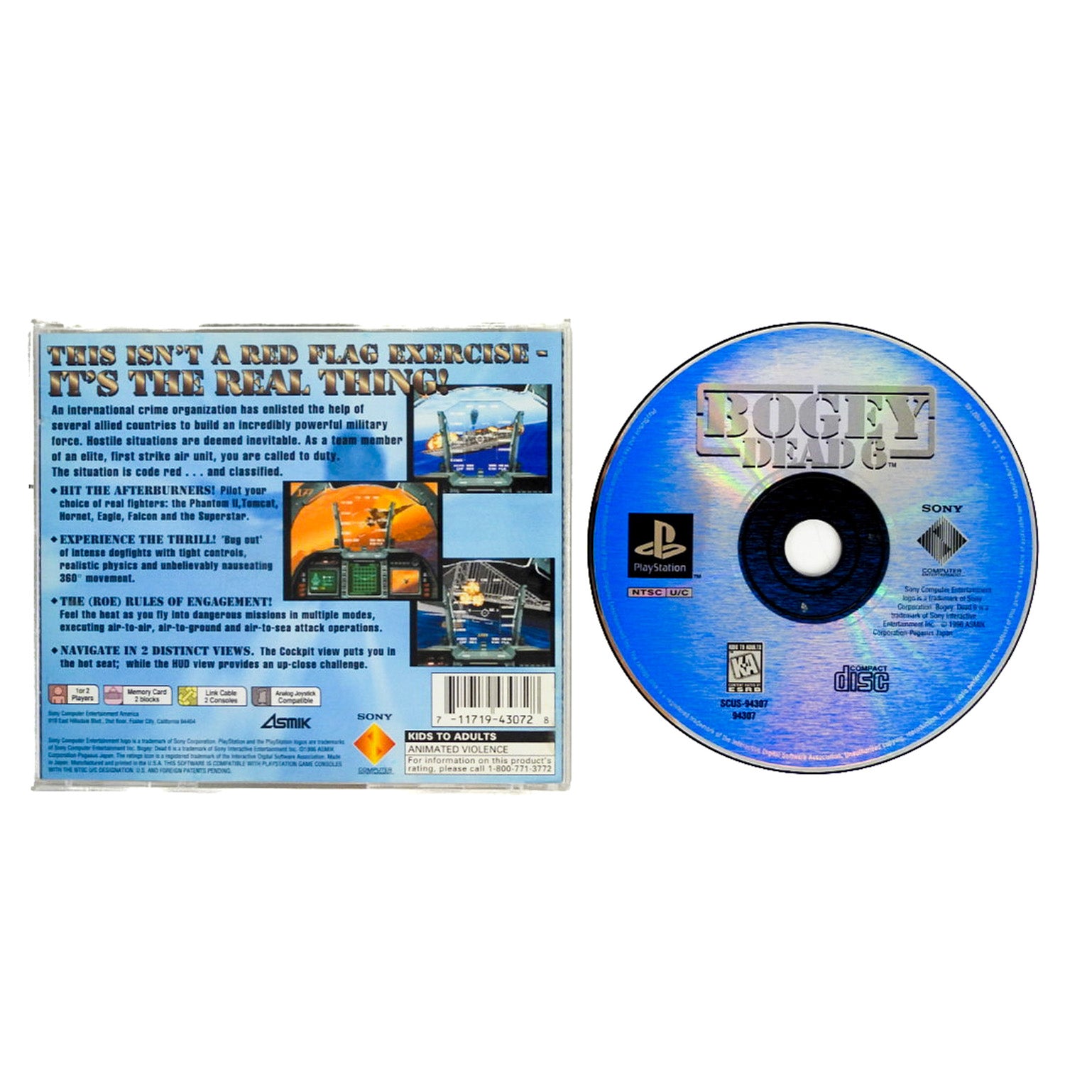 Bogey Dead 6 (PlayStation / PS1) – Retro MTL