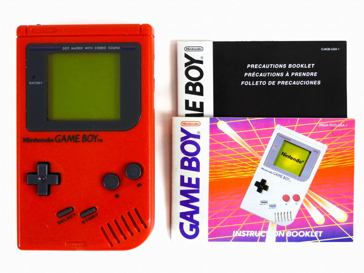 Nintendo Original Game Boy System [Play It Loud] Red – RetroMTL