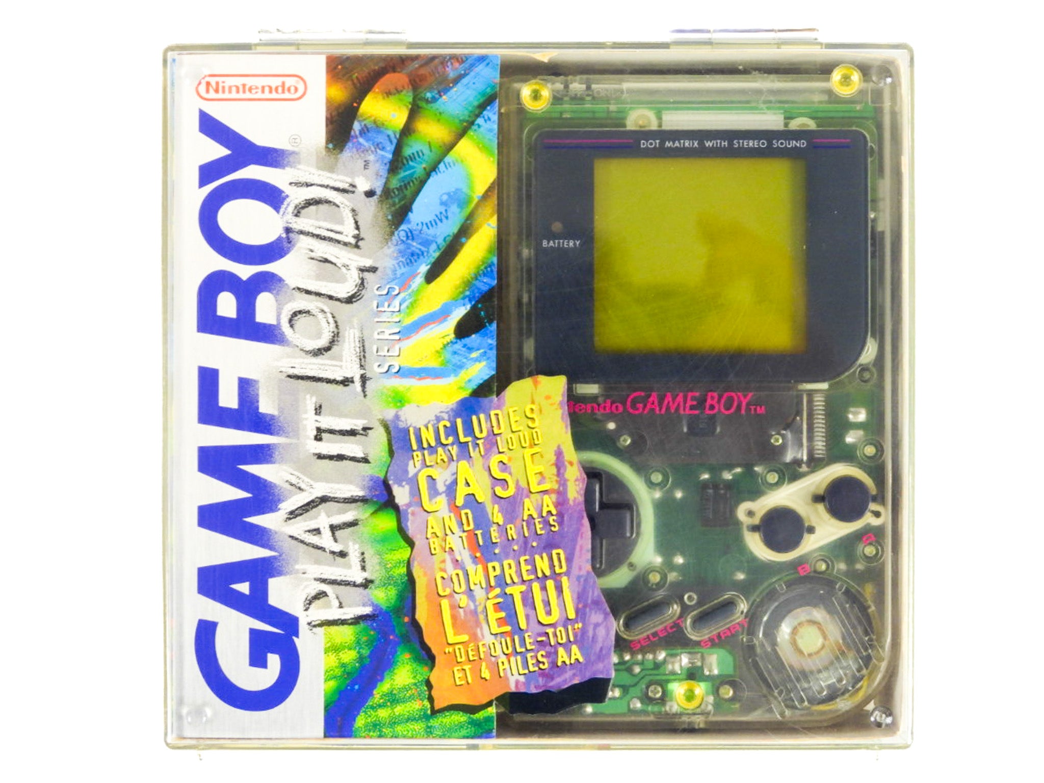 Nintendo Original Game Boy System [Play It Loud] Clear – Retro MTL