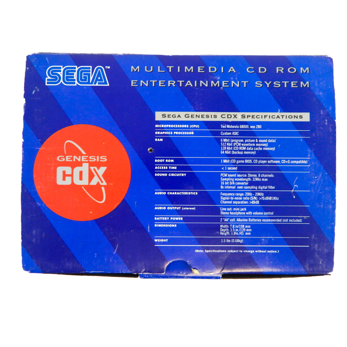 Sega Genesis CDx System – Retro MTL