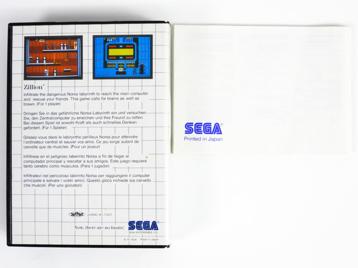 Zillion [PAL] (Sega Master System) – RetroMTL