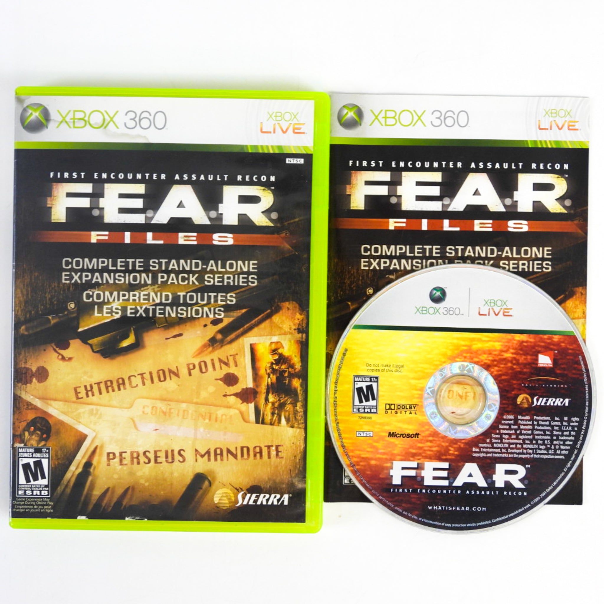 F.E.A.R. Files (Xbox 360) – Retro MTL