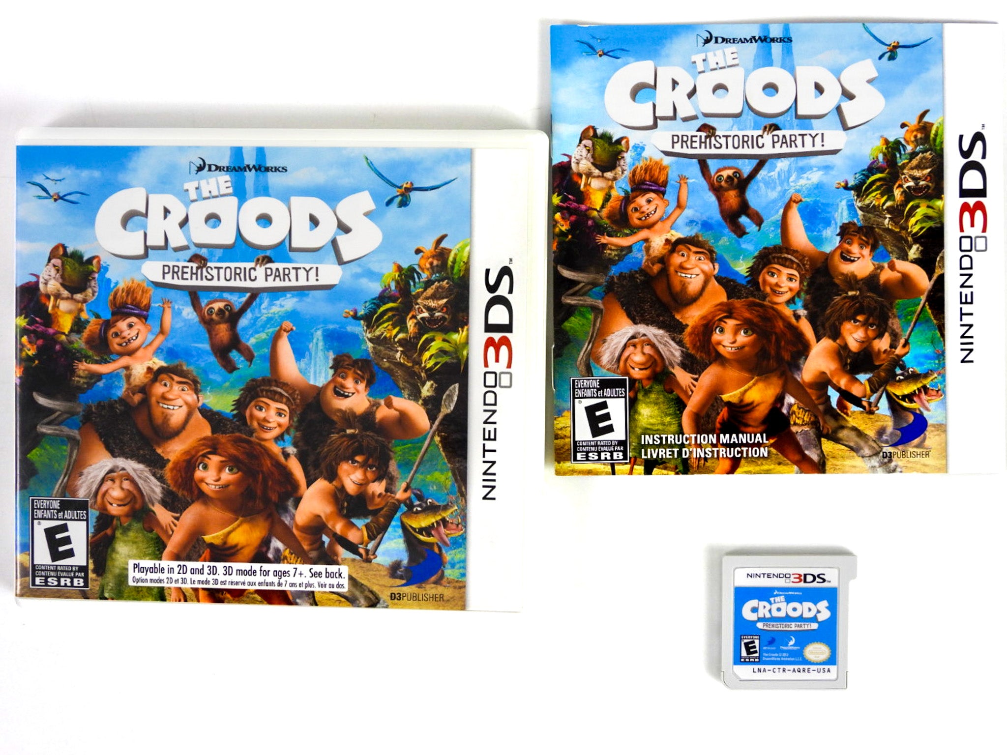 The Croods: Prehistoric Party (Nintendo 3DS) – Retro MTL