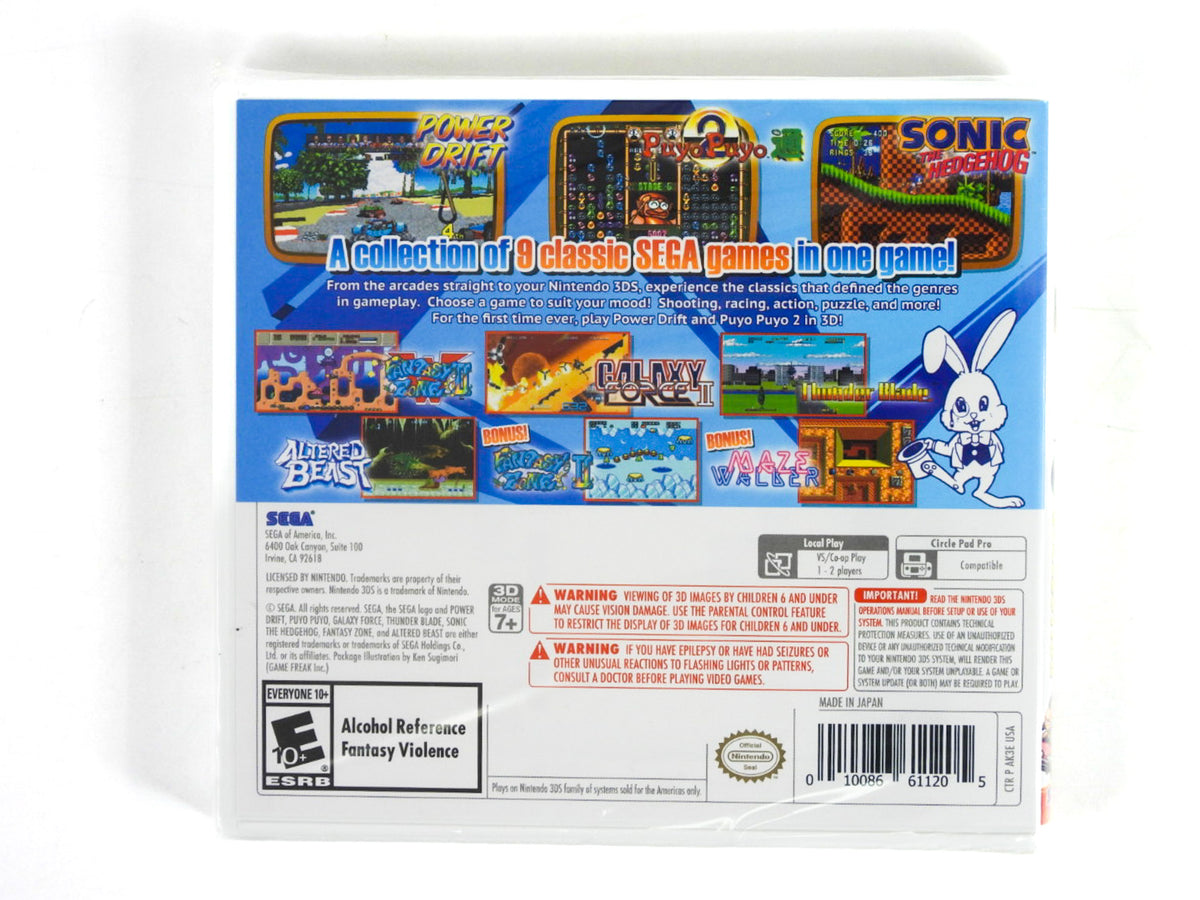 Sega 3D Classics Collection (Nintendo 3DS) – Retro MTL