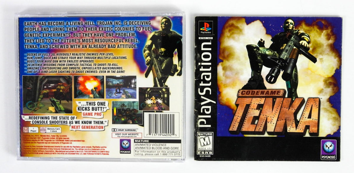 Codename Tenka (Playstation / PS1) – RetroMTL