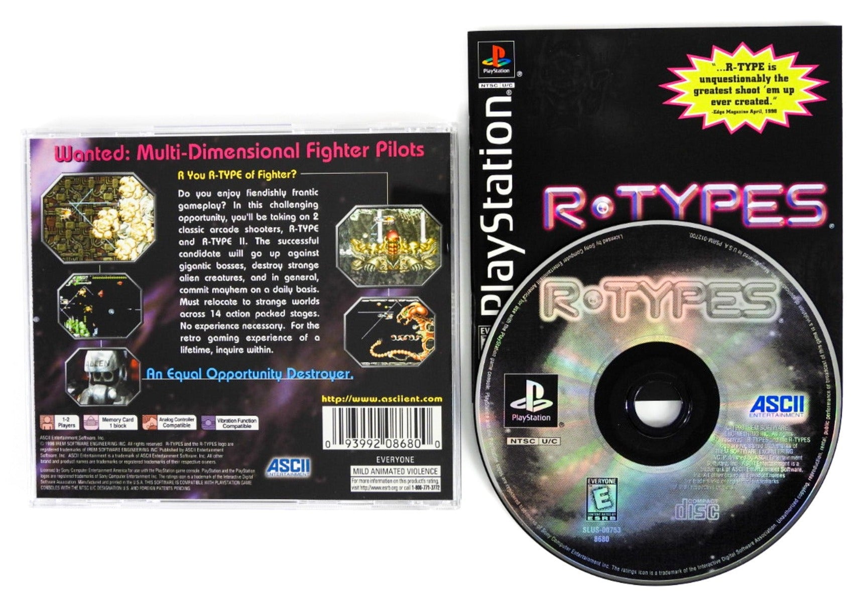 R-Types (PlayStation / PS1) – Retro MTL