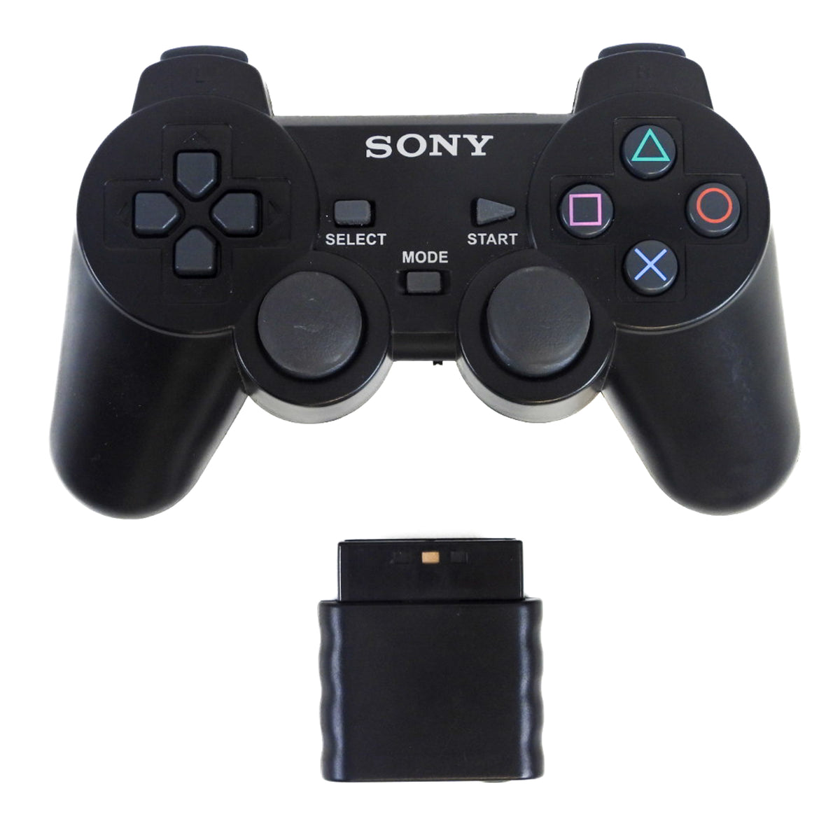 Black Dualshock 2 Wireless Controller [Unofficial] (Playstation 2 / PS ...