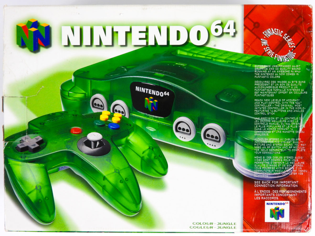 Nintendo 64 System Funtastic Jungle Green (N64) – Retro MTL