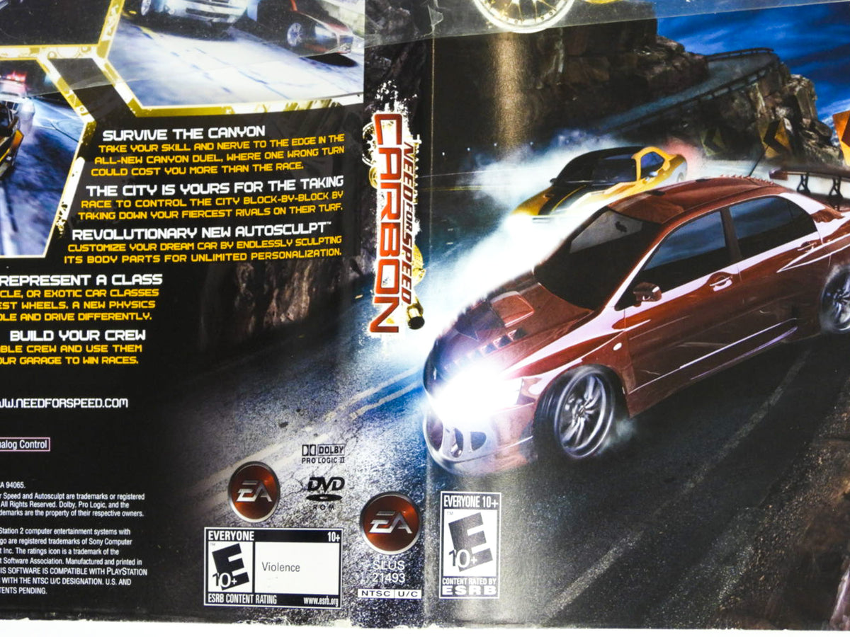 Need for Speed: Carbon (PlayStation 2 / PS2) – Retro MTL