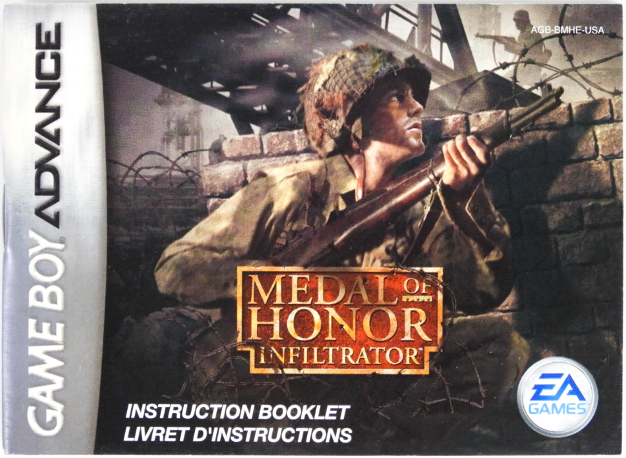 Medal Of Honor Infiltrator [Manual] (Nintendo Game Boy Advance / GBA ...