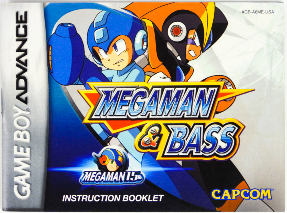 Mega Man and Bass [Manual] (Game Boy Advance / GBA) – RetroMTL