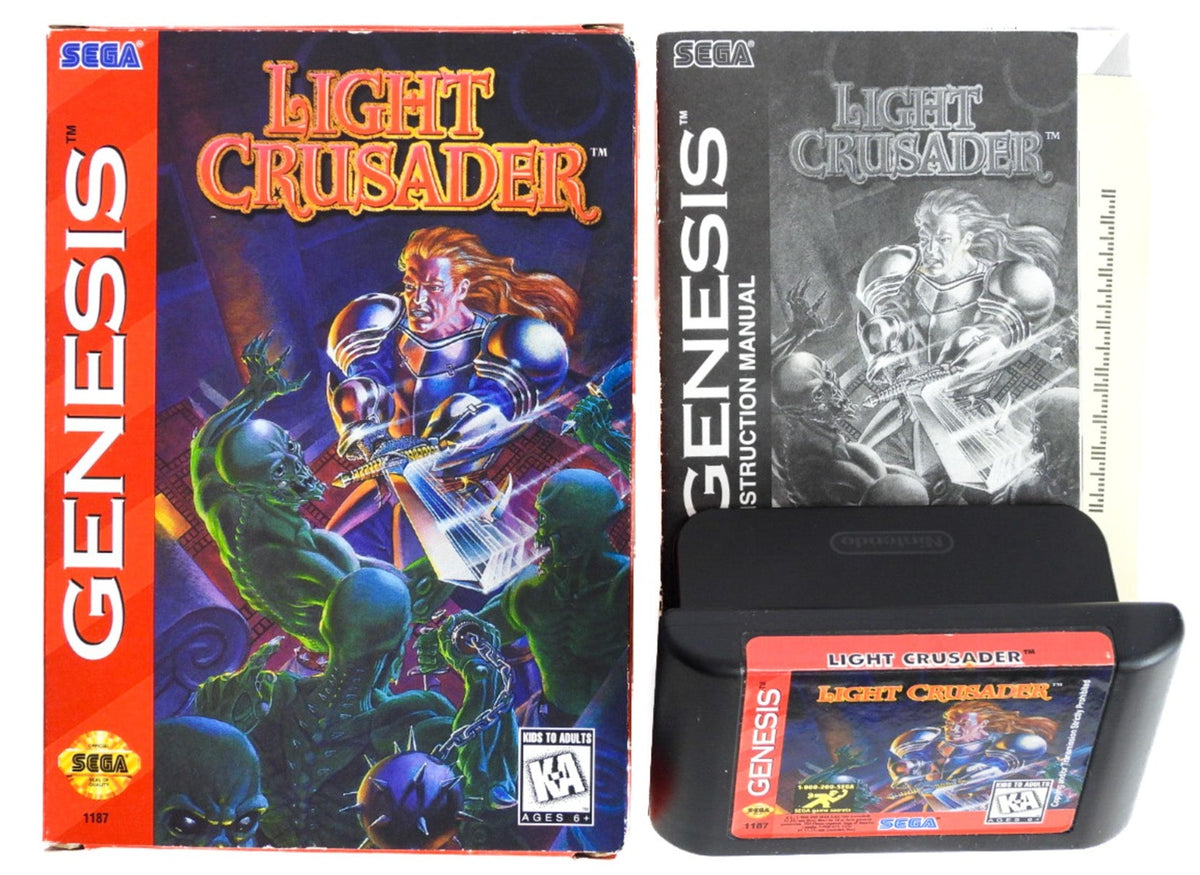 Light Crusader [Cardboard Box] (Sega Genesis) – Retro MTL