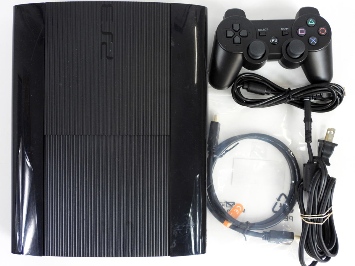 PlayStation 3 System Super Slim 320 GB with Unofficial Controller (PS3 ...