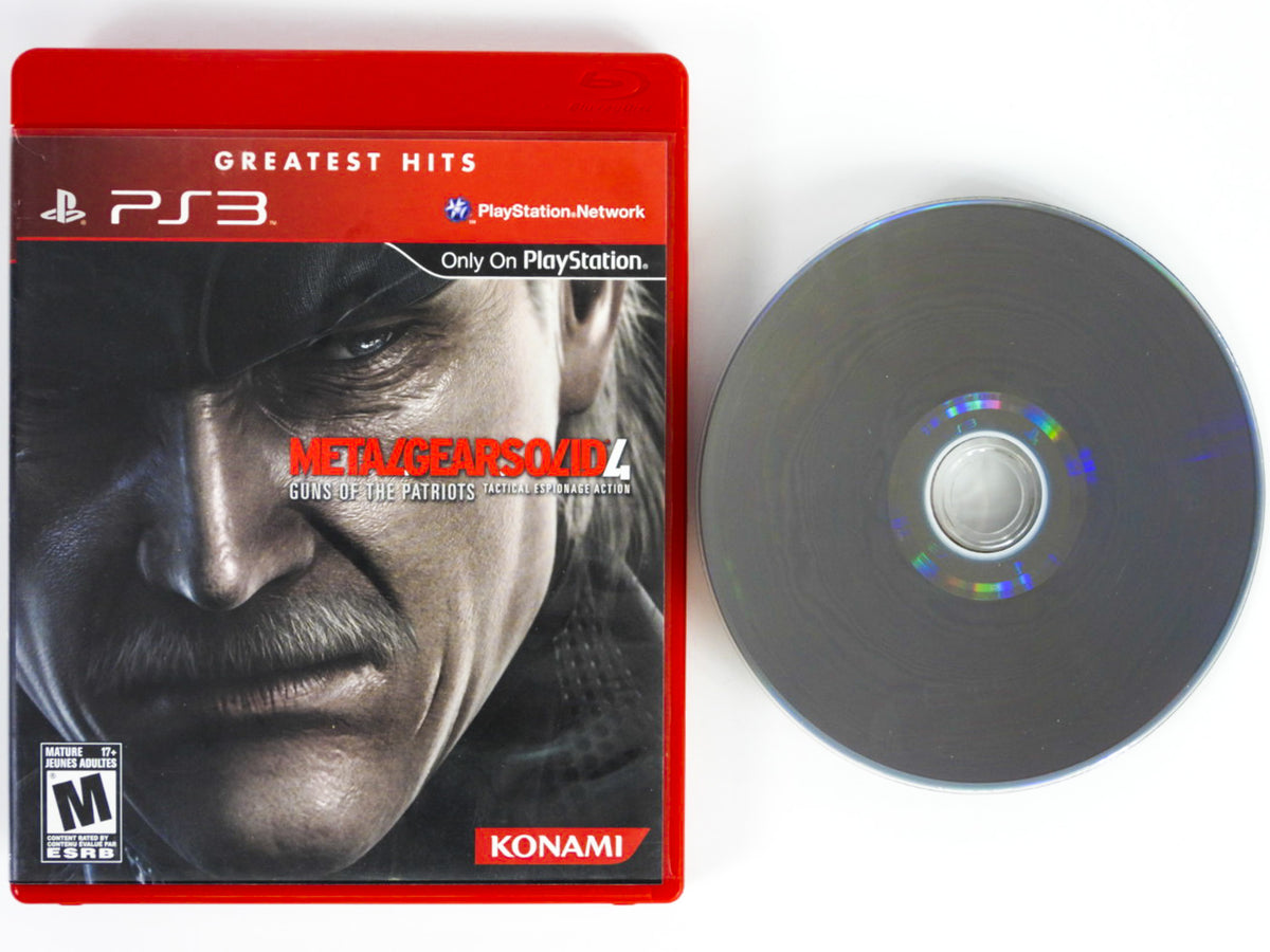 Metal Gear Solid 4 Guns Of The Patriots [Greatest Hits] (Playstation 3 ...