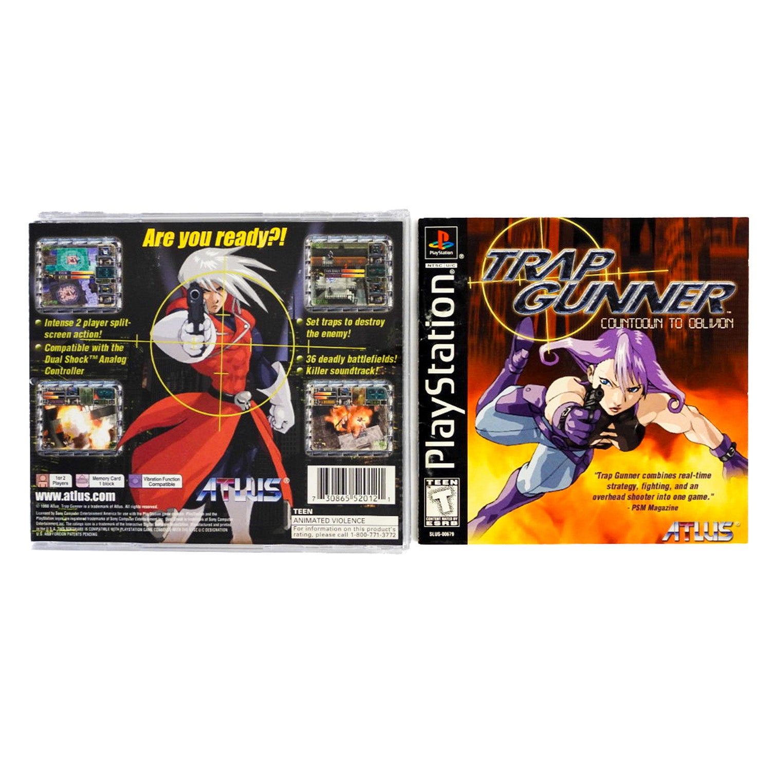 Trap Gunner (PlayStation / PS1) – Retro MTL