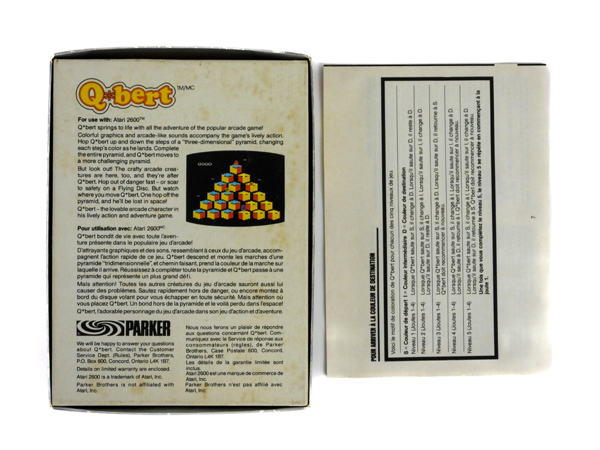 Q*Bert [Box] (Atari 2600) – Retro MTL