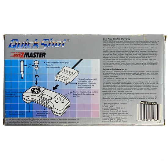 QuickShot Wizmaster Game Controller (Nintendo / NES) – Retro MTL