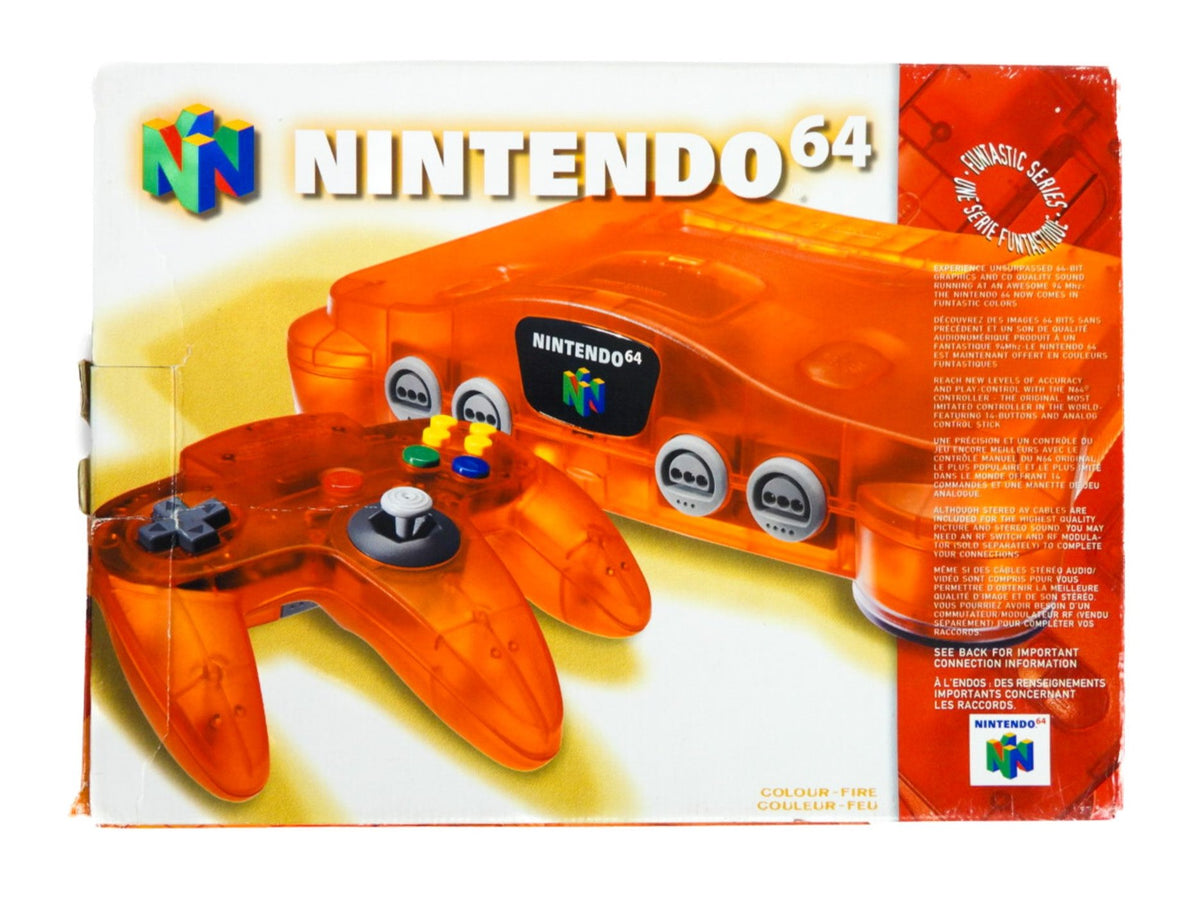 Nintendo 64 System Funtastic Fire Orange (N64) – Retro MTL