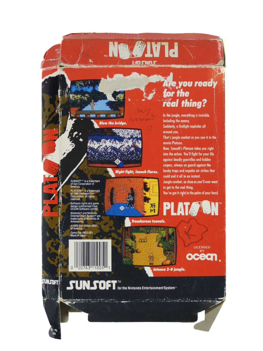 Platoon [Box] (Nintendo / NES) – Retro MTL