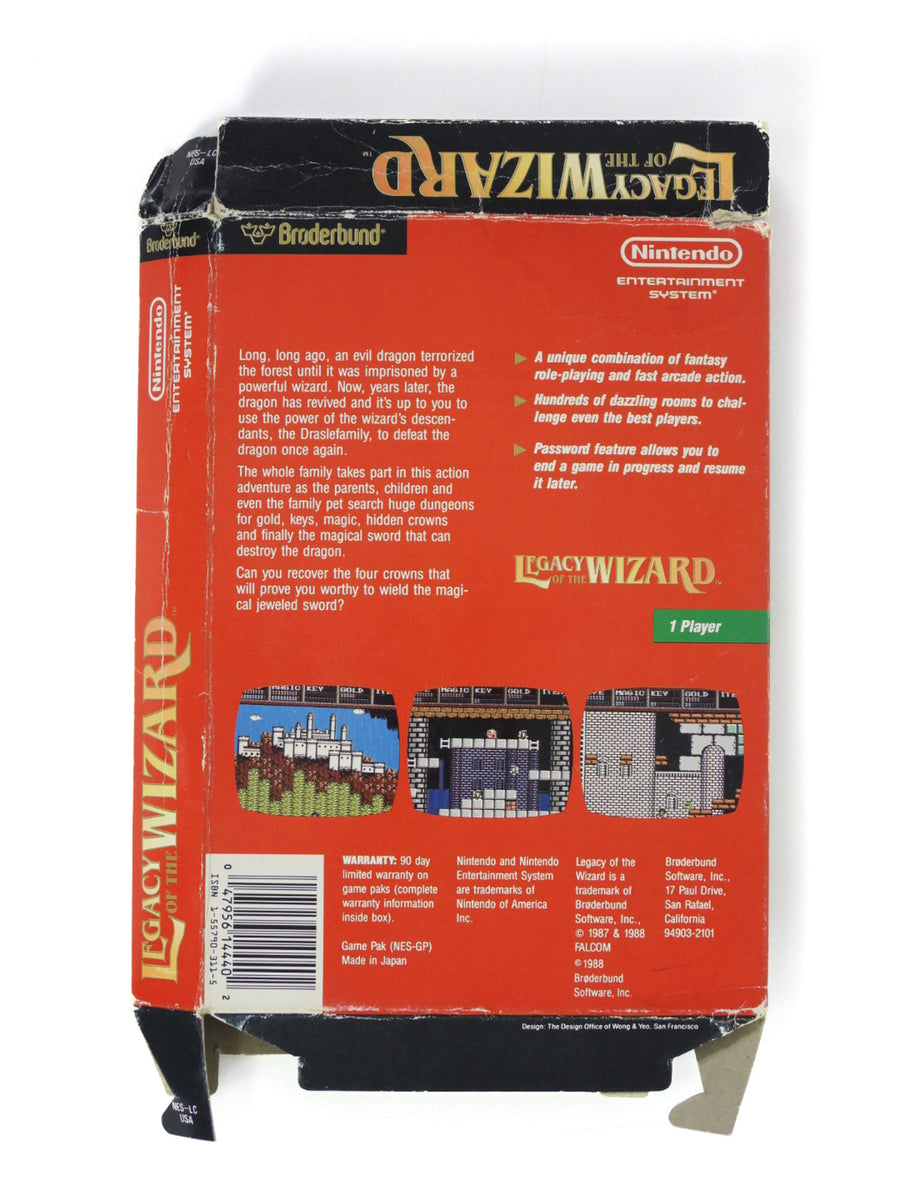 Legacy of the Wizard [Box] (Nintendo / NES) – RetroMTL