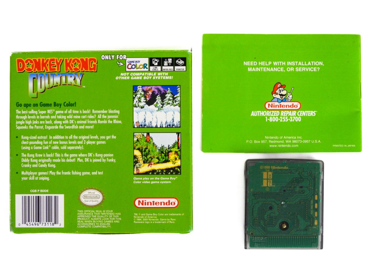 Donkey Kong Country (Nintendo Game Boy Color / GBC) – Retro MTL