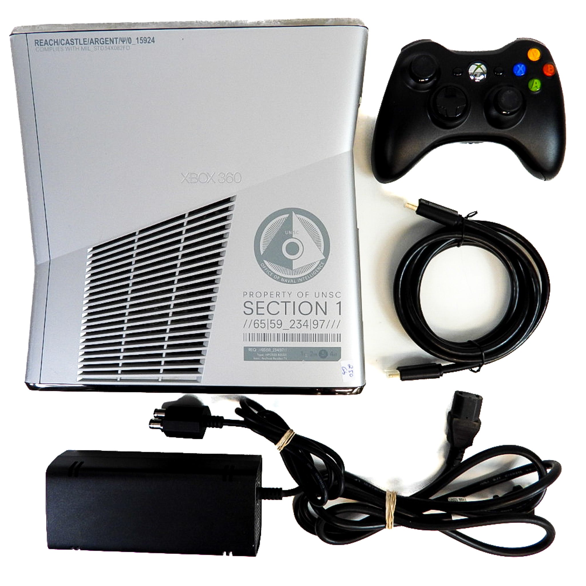 Xbox 360 System Slim 250 GB with Unassorted Controller [Halo Reach Edi ...