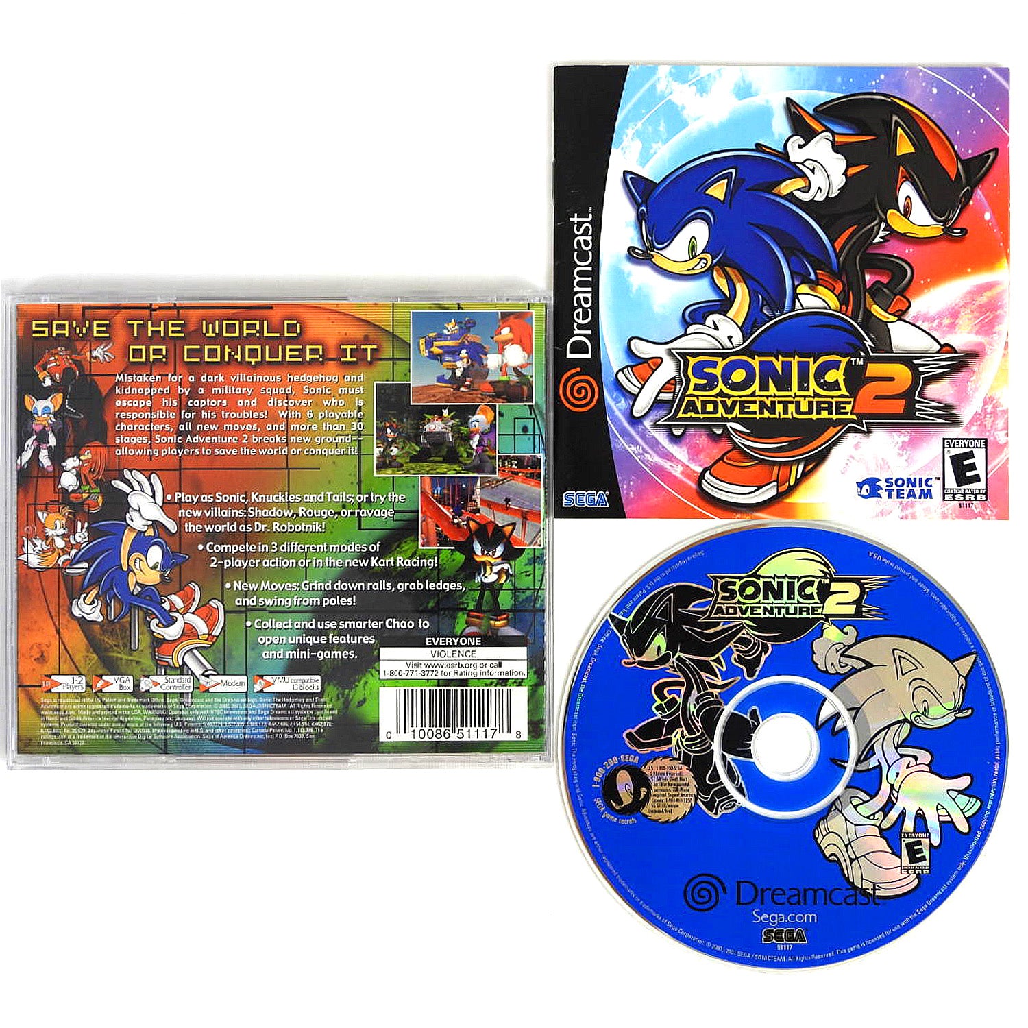 Sonic Adventure 2 (Sega Dreamcast) – Retro MTL