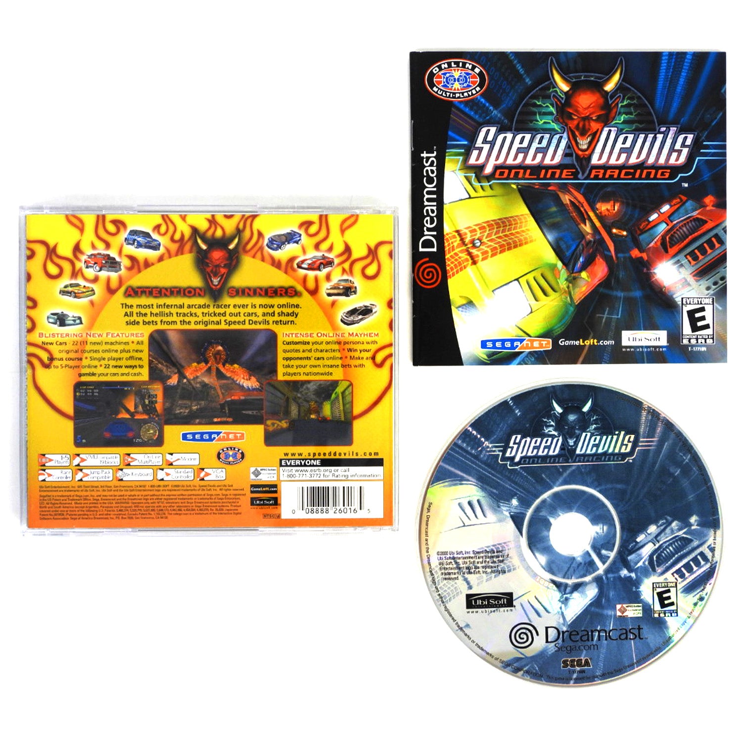 Speed Devils Online Racing (Sega Dreamcast) – Retro MTL