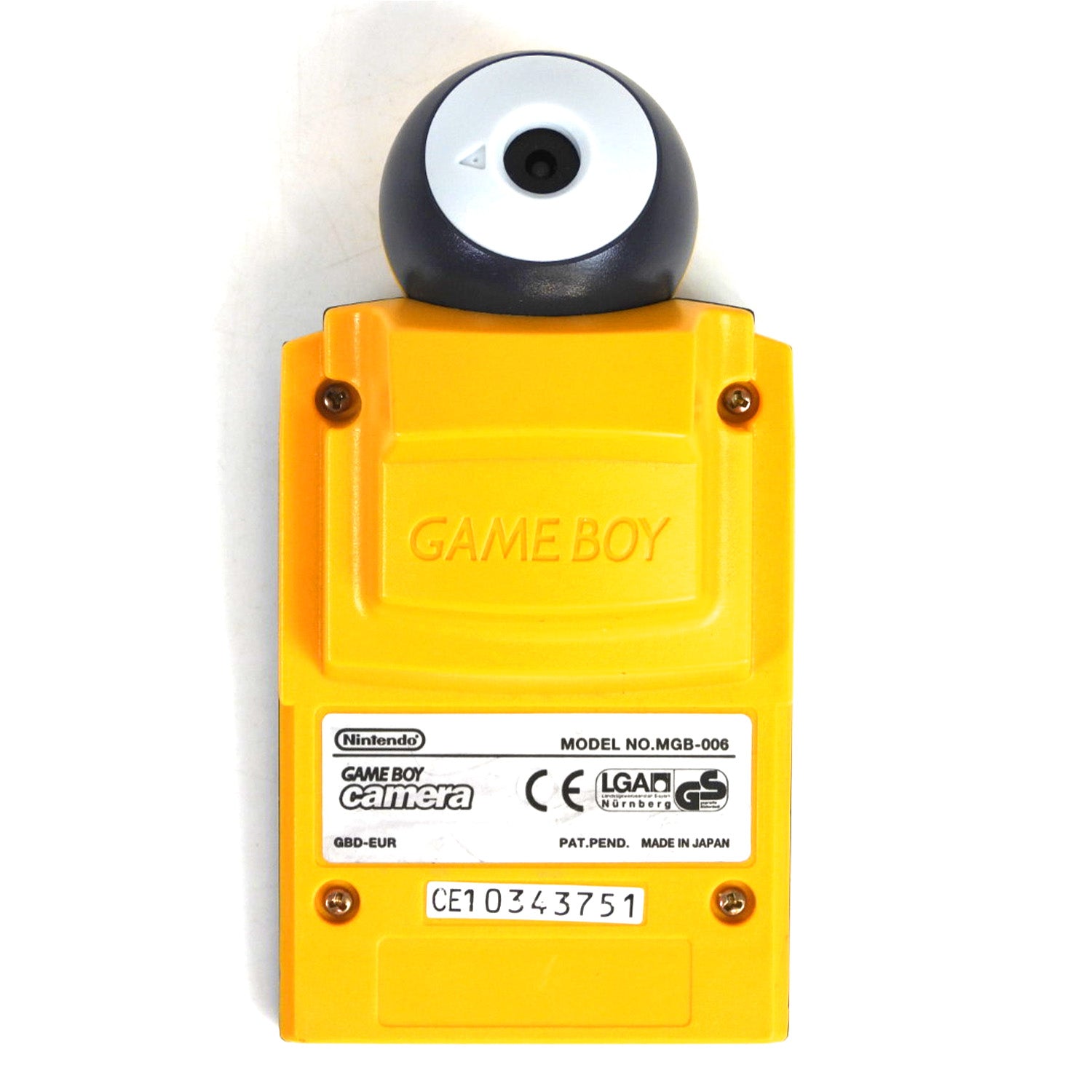 Nintendo Game Boy Camera [PAL] Yellow (Nintendo Game Boy) – Retro MTL