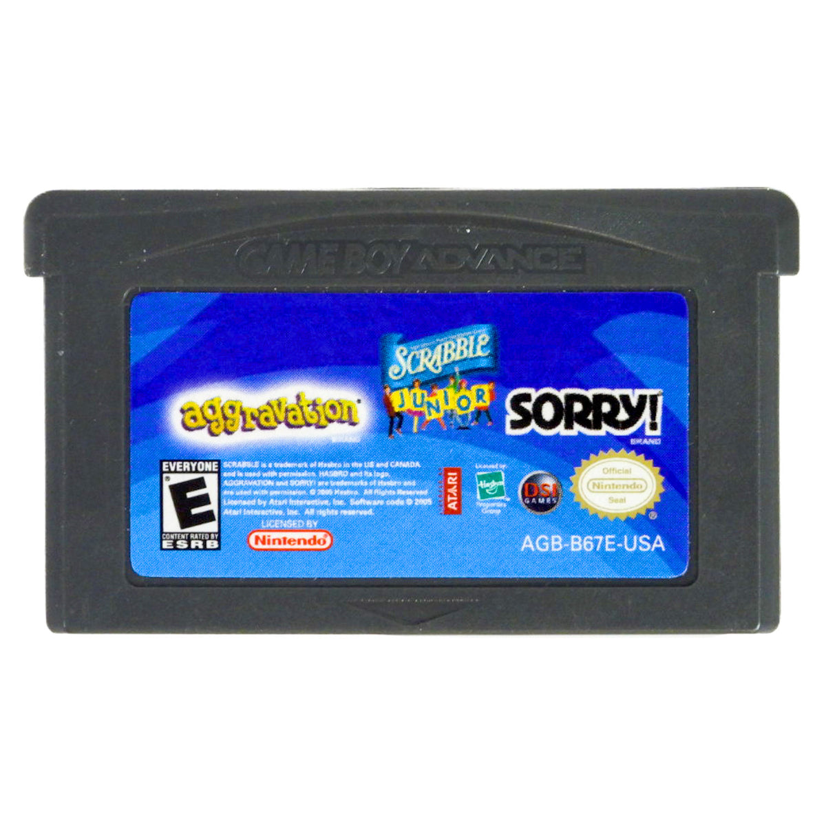 Aggravation / Sorry / Scrabble Jr (Nintendo Game Boy Advance / GBA ...